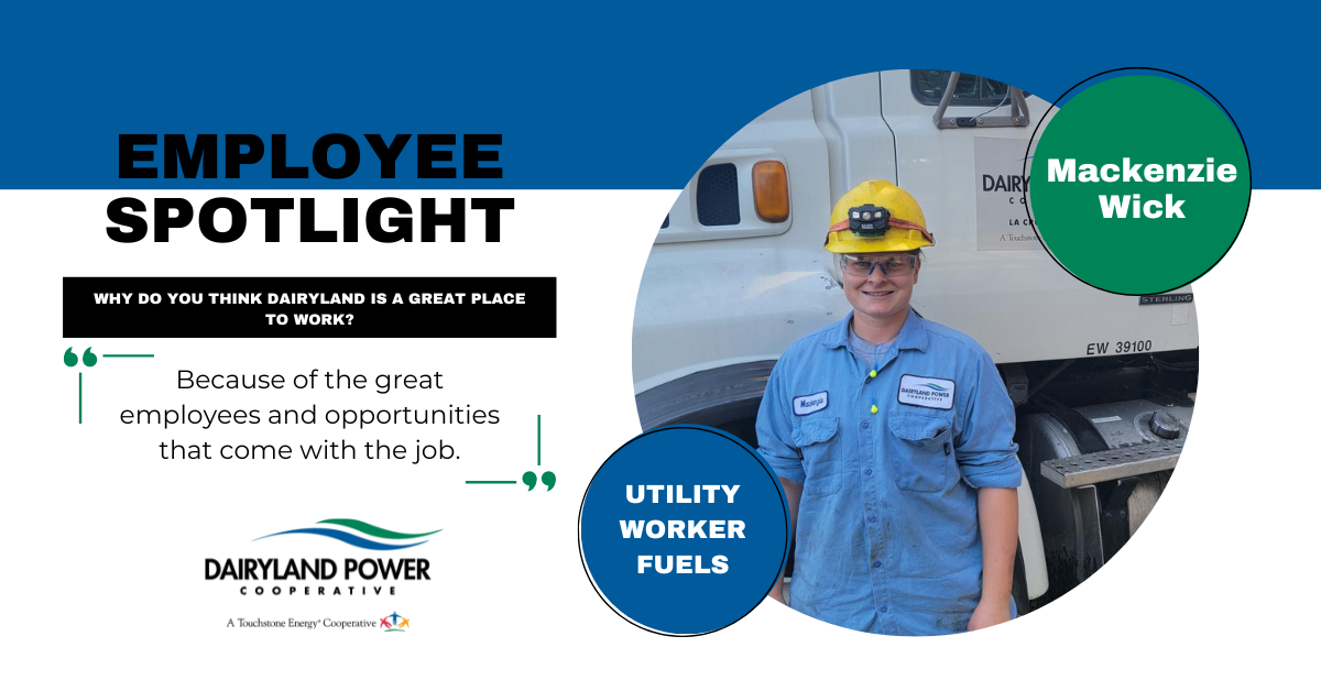 Employee Spotlight - Mackenzie Wick | Dairyland Power Cooperative